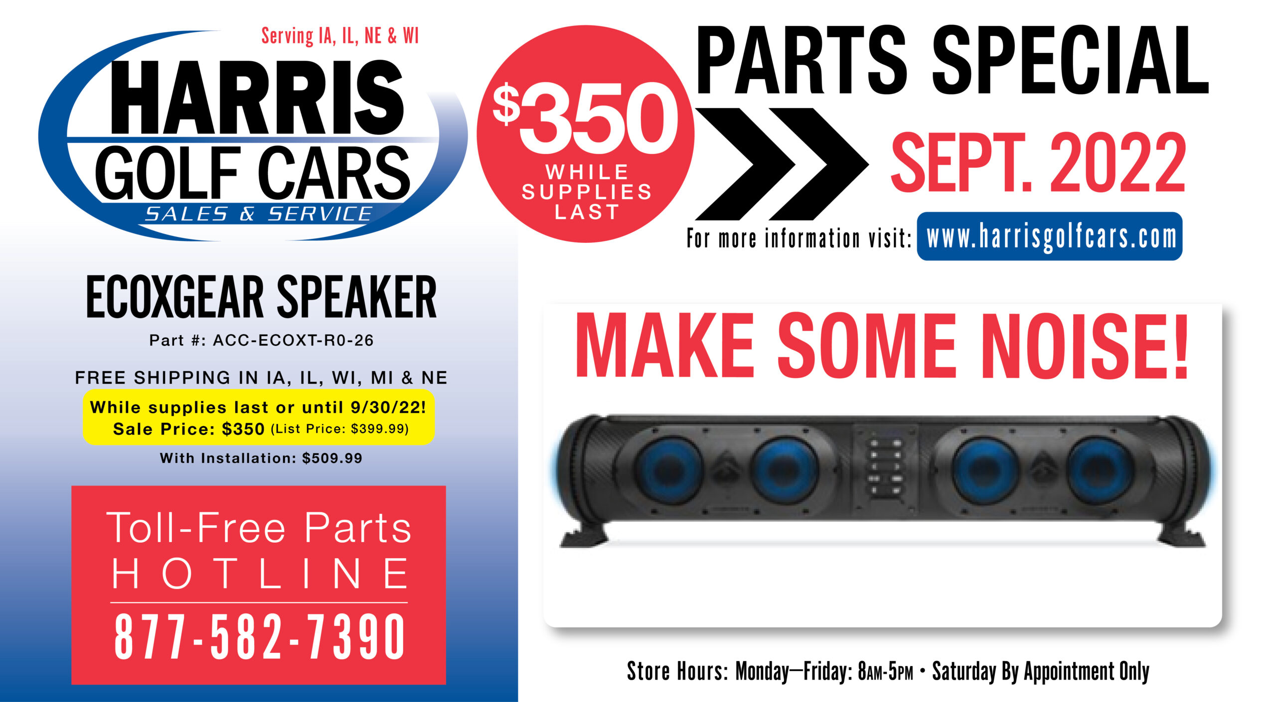 HGC_Parts_Special_Sept_2022 - Harris Golf Cars