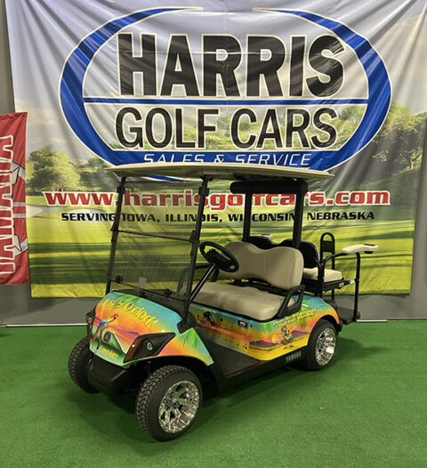 Custom Margaritaville 4-Passenger Golf Car - Harris Golf Cars