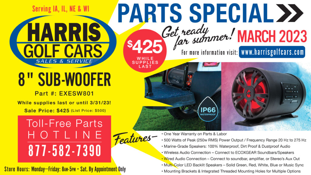 Golf Cart Parts and Accessories - Harris Golf Car
