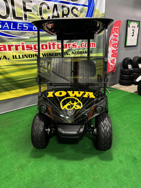 Custom Iowa Hawkeye Golf Car - Harris Golf Cars