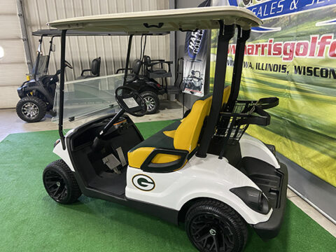 Custom Green Bay Packers Golf Car - Harris Golf Cars