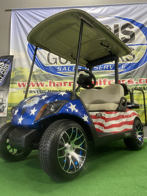 Custom 'Merica 4-Passenger Golf Car - Harris Golf Cars