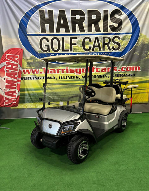 Custom Moonstone Golf Car with Stormtrooper Wheels - Harris Golf Cars