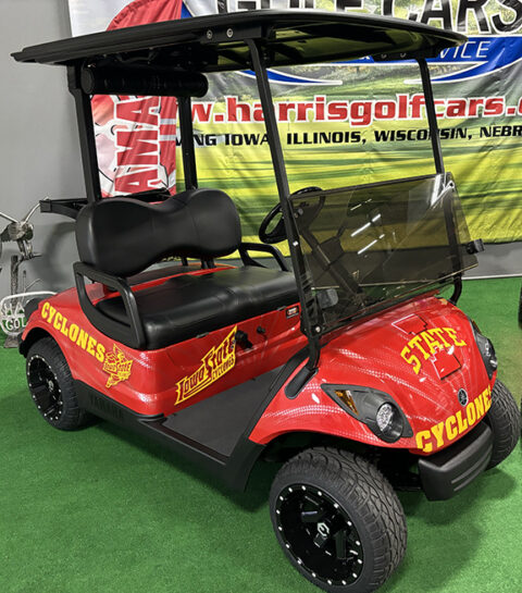 Custom Iowa State Cyclones Golf Car - Harris Golf Cars