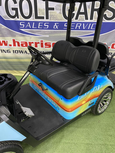 Custom Beach Life Vibes 4-Passenger Vehicle - Harris Golf Cars